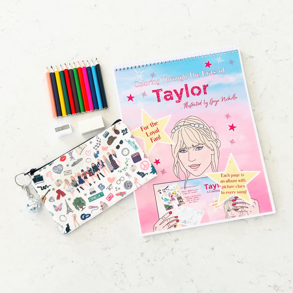 Coloring Through the Eras of Taylor - Adult Coloring & Activity Book ...